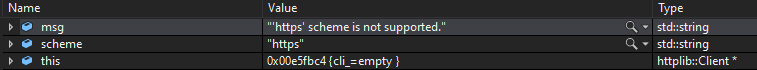 "'https' scheme is not supported." · Issue #776 · yhirose/cpp-httplib · GitHub