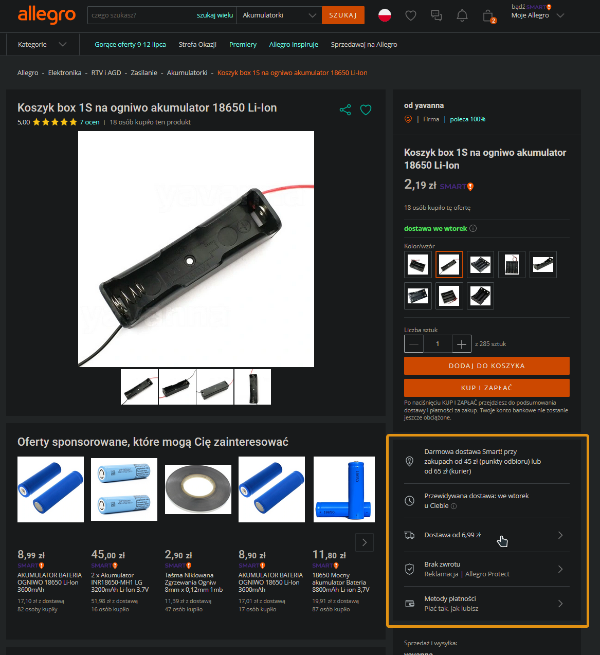 [Broken Website] Allegro.pl shipping/returns/payments/seller panels load infinitely · Issue ...