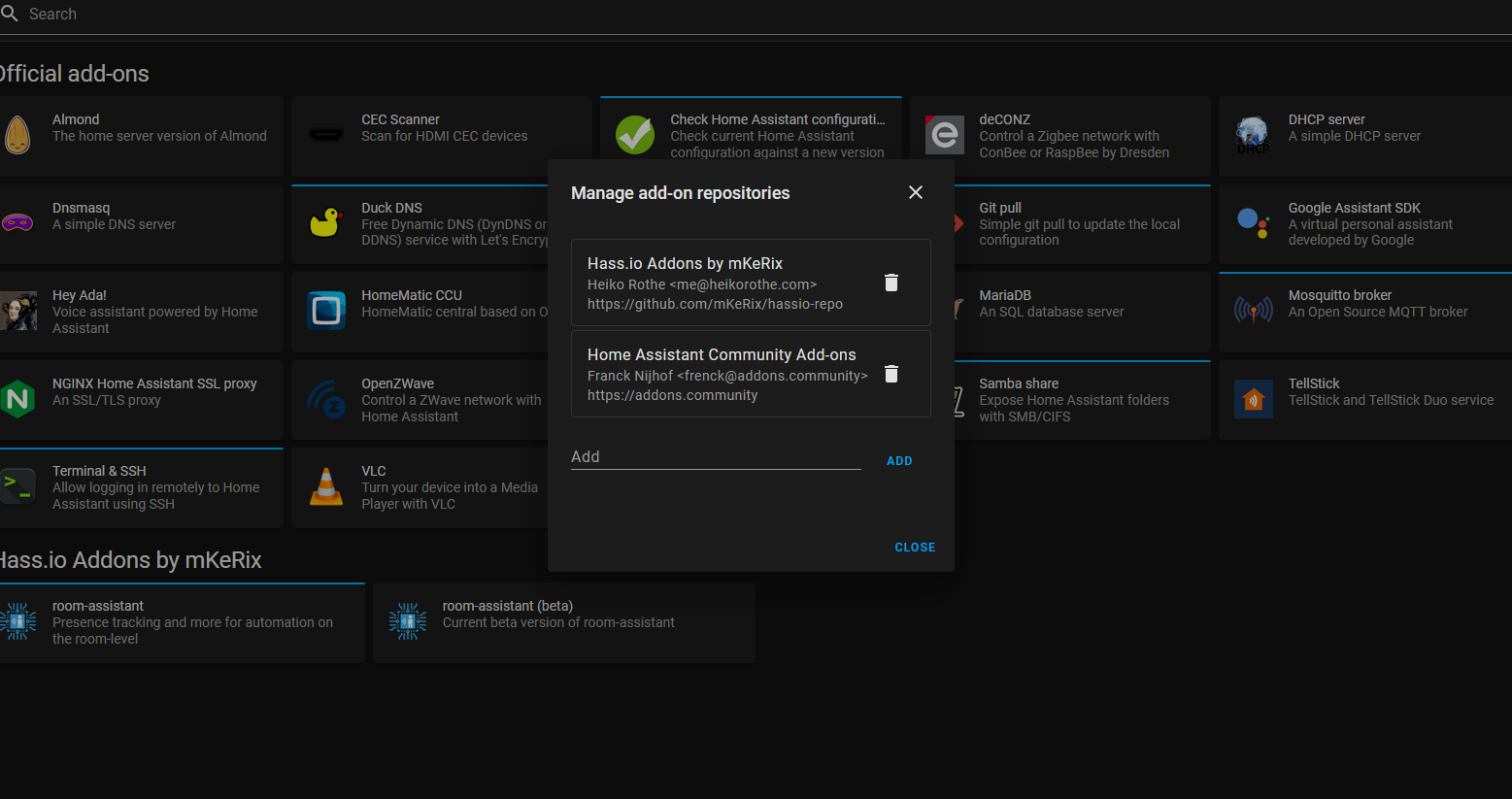 Not available in add-ons? · Issue #191 · hassio-addons/addon-motioneye · GitHub