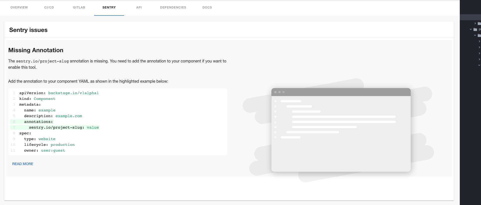 Sentry Plugin - Missing Annotation Bug v0.3.20 · Issue #7058 · backstage/backstage · GitHub