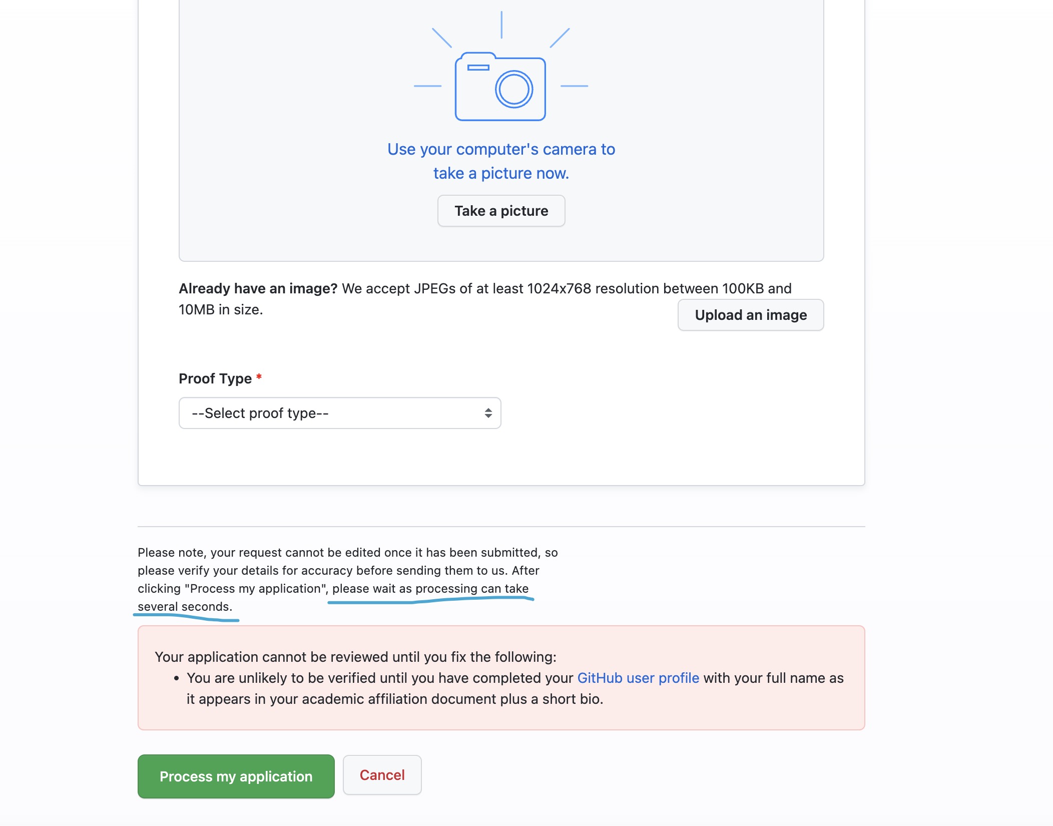 Cannot Apply Student Developer Pack Because of Unintelligible Request · community · Discussion ...
