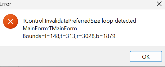 TControlInvalidatePreferredSize loop detected error · Issue #215 · transmission-remote-gtk ...
