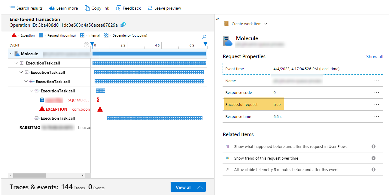 Mark Non Requests Successful False Incase Of Dependency Exception · Issue 2999 · Microsoft