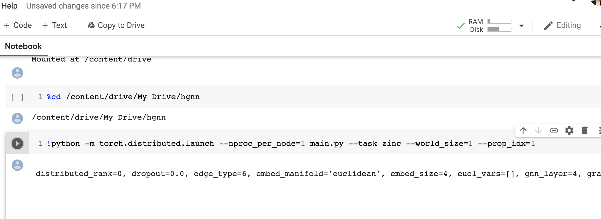 Checkpoints saved after 25 epochs? · Issue #11 · facebookresearch/hgnn · GitHub