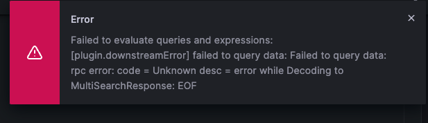 alerts fail to evaluate queries and expressions · Issue #173 · grafana/opensearch-datasource ...