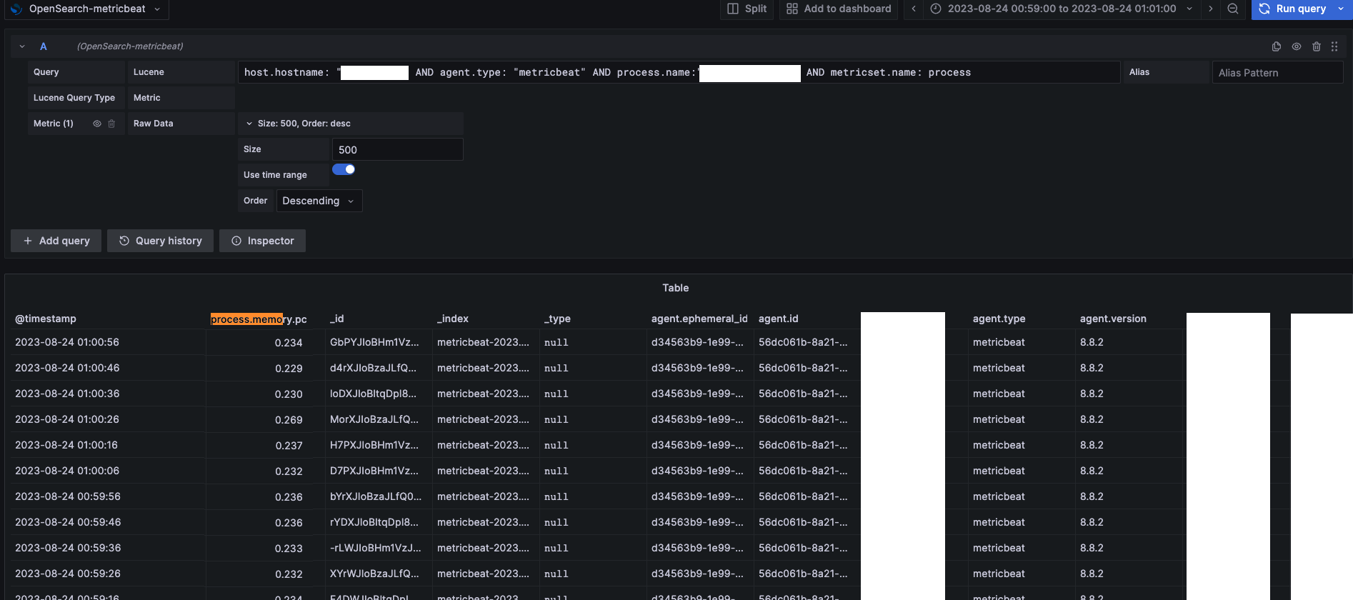 values reported in `explore` dont match actual values · Issue #242 · grafana/opensearch ...