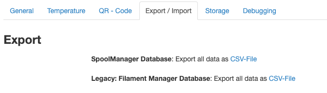 Export to Filament Manager doesn't work. · Issue #160 · OllisGit/OctoPrint-SpoolManager · GitHub