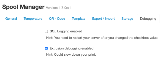 SpoolManager not tracking usage · Issue #231 · OllisGit/OctoPrint-SpoolManager · GitHub