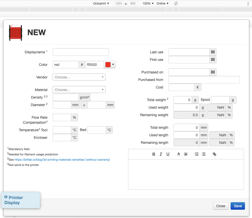 Flow Rate Compensation (feature request) · Issue #35 · OllisGit/OctoPrint-SpoolManager · GitHub
