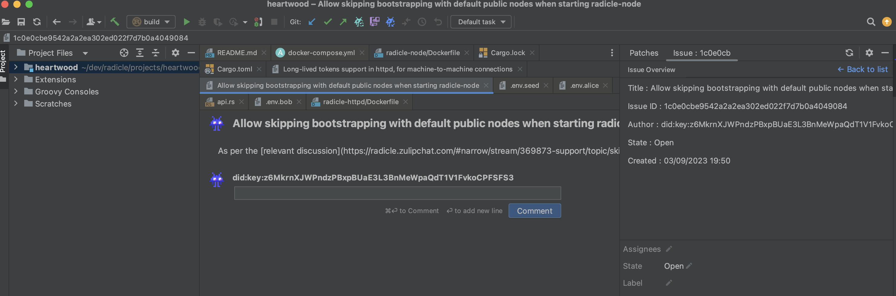 Wrap title / description in patches / issues overview · Issue #335 · cytechmobile/radicle ...
