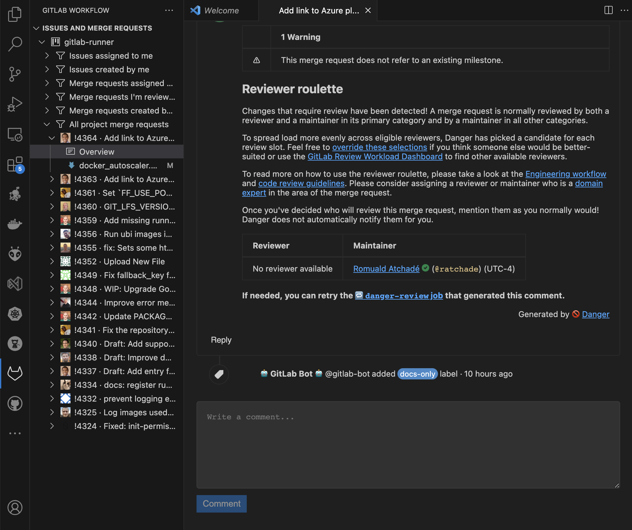 Radicle Patch Overview: Add general comments · Issue #78 · cytechmobile/radicle-vscode-extension ...