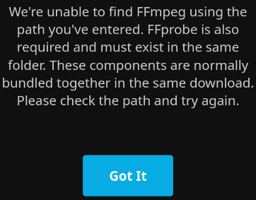 [Issue]: Custom FFmpeg Path Does Not Detect System Installation of FFmpeg · Issue #9450 ...