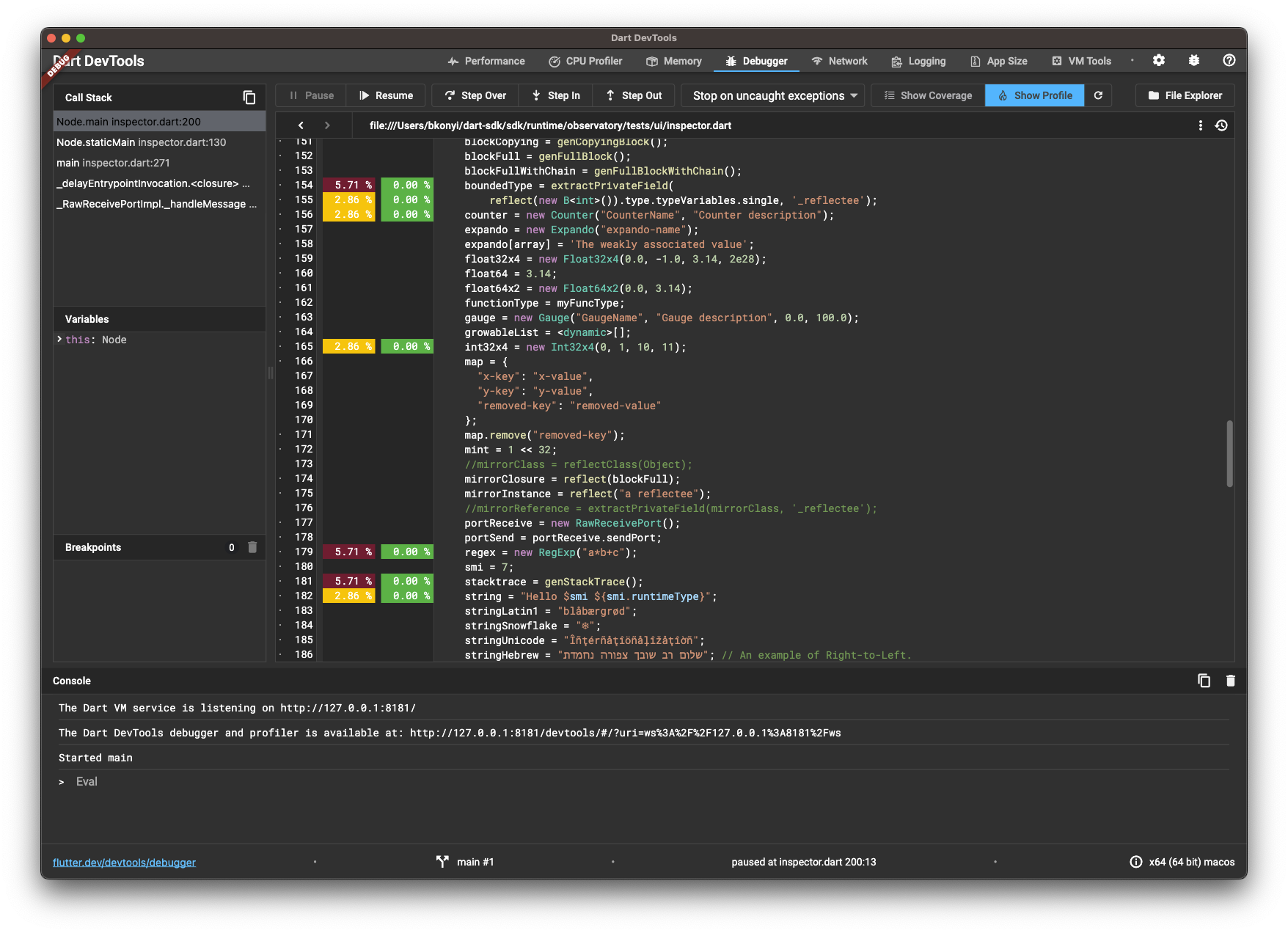 Source View Is Missing Profiler Data · Issue 4750 · Flutterdevtools · Github