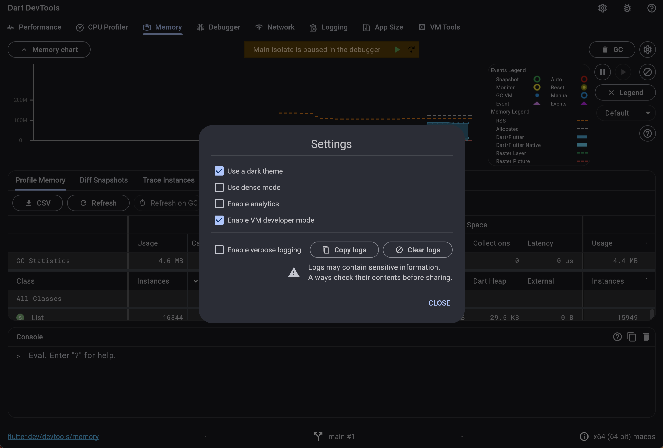 Memory debugging are missing lots of features from Observatory · Issue #5761 · flutter/devtools ...