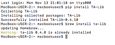 Ta-lib installation issue · Issue #48 · TA-Lib/ta-lib-python · GitHub