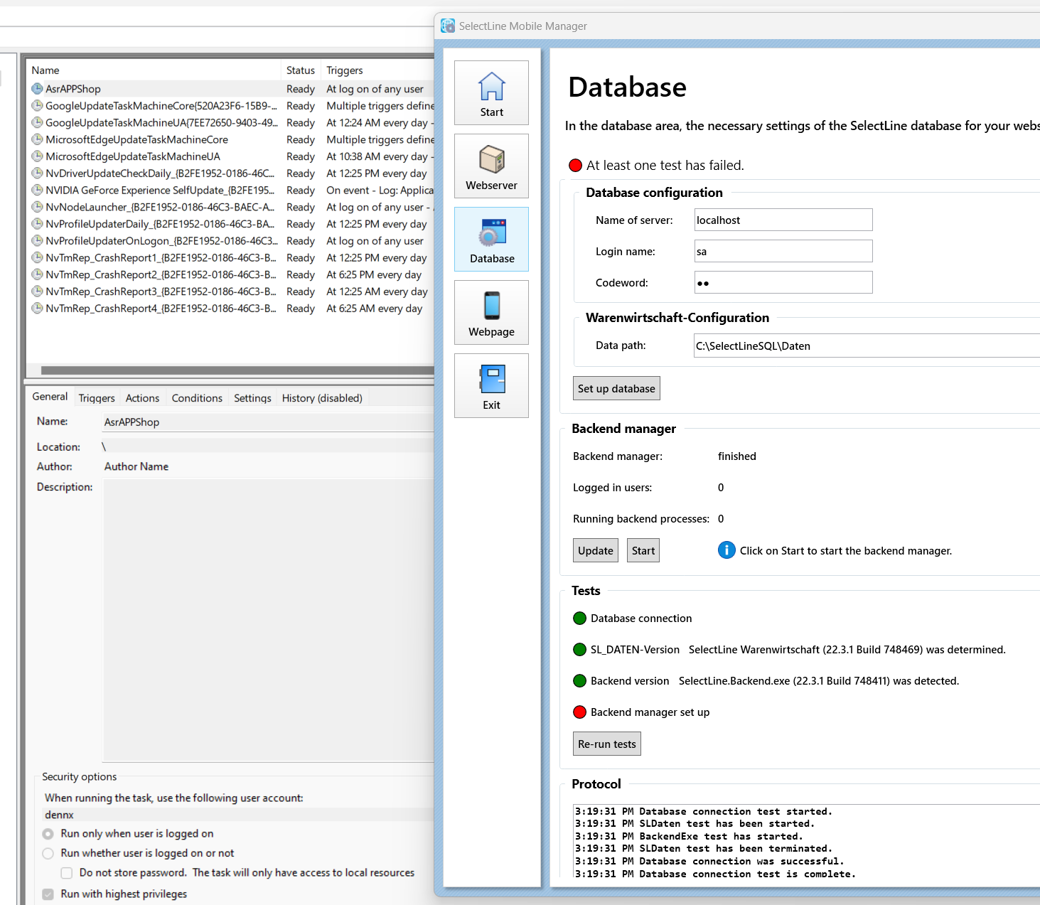 Backendmanager richtet sich nicht ein · Issue #303 · selectline-software/selectline-api · GitHub