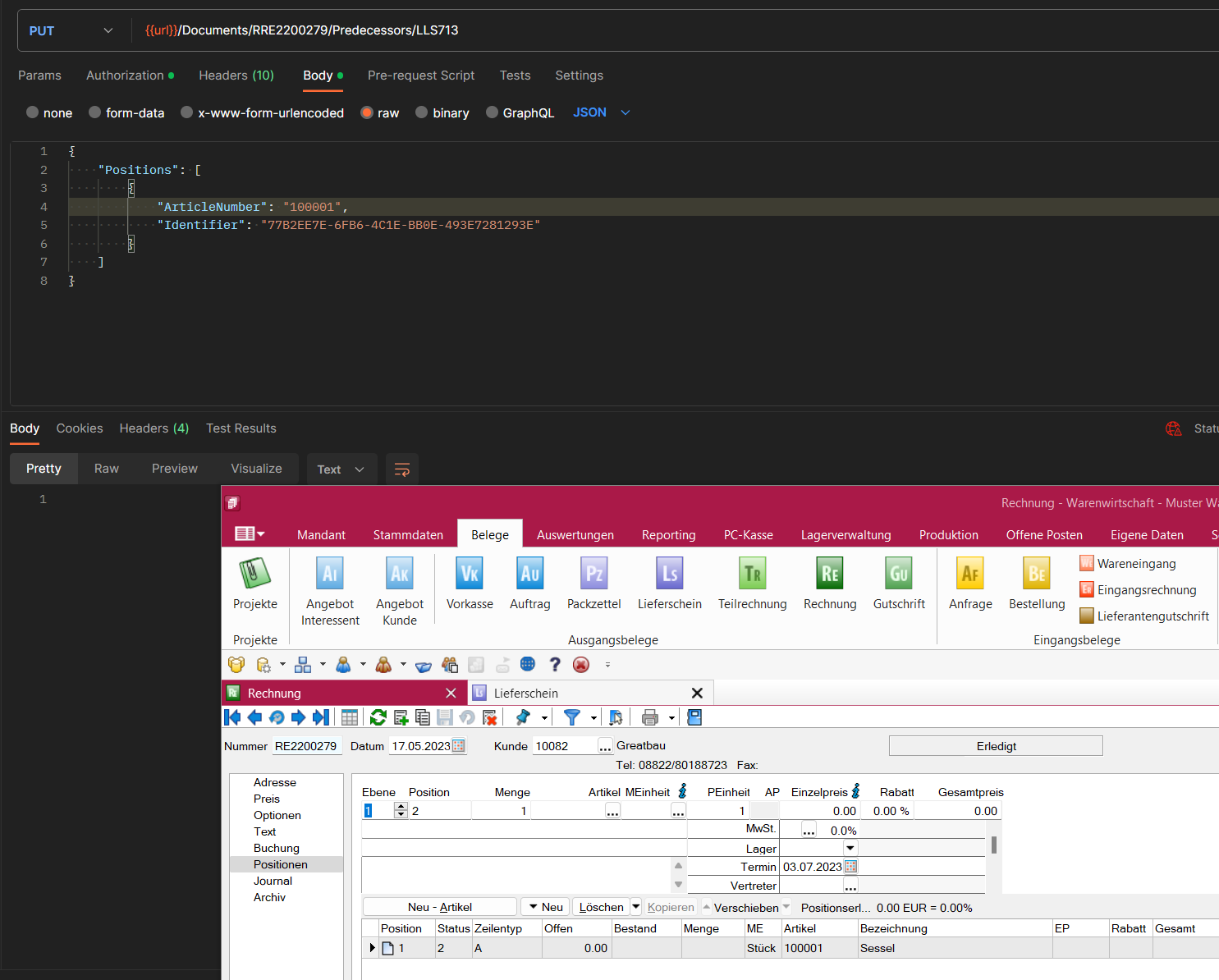 Übergabe von mehr als 1 Position nicht möglich wenn Bearbeitungsstatus · Issue #339 · selectline ...