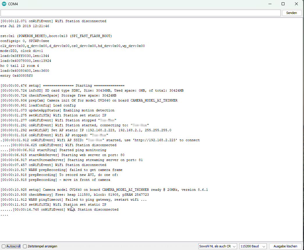 finding ip problem · Issue #187 · s60sc/ESP32-CAM_MJPEG2SD · GitHub
