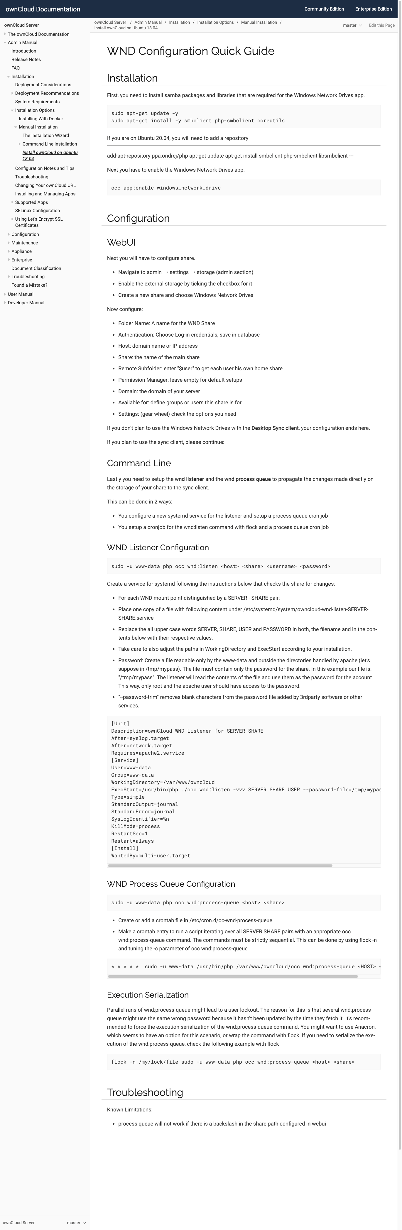 WND Configuration Quick Guide · Issue #2872 · owncloud/docs · GitHub