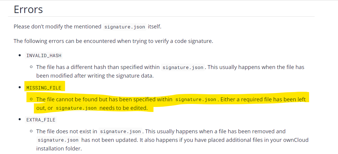 Missing documentation in Fixing Invalid Code Integrity Messages for ...