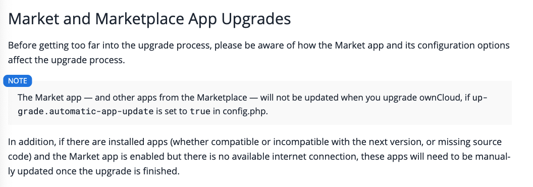 upgrade steps out of order · Issue #3445 · owncloud/docs · GitHub