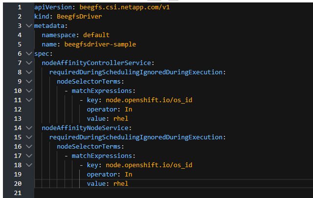 The UI associated with the OLM nodeAffinity, podAffinity, and podAntiAffinity is broken · Issue ...