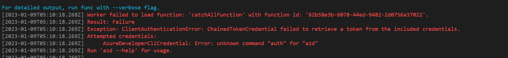 Start Api In Vscode Failed When Run Vscode Tests In Todo Python Mongo Swa Func · Issue 1057