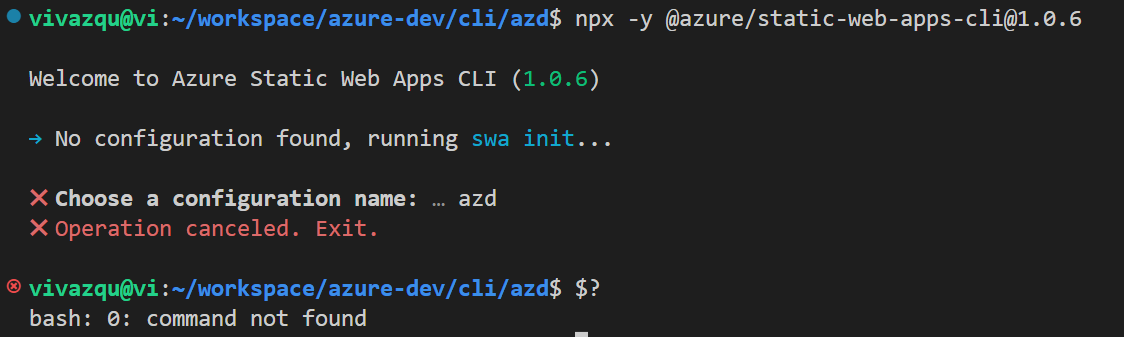 [Issue] Static Web App claims to deploy, but doesn't actually · Issue #1847 · Azure/azure-dev ...