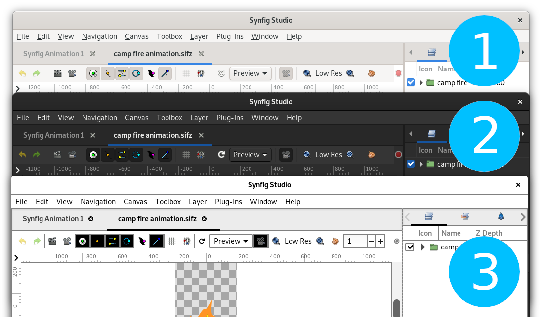 Symbolic icons needed for dark & high contrast theme · Issue #1235 · synfig/synfig · GitHub