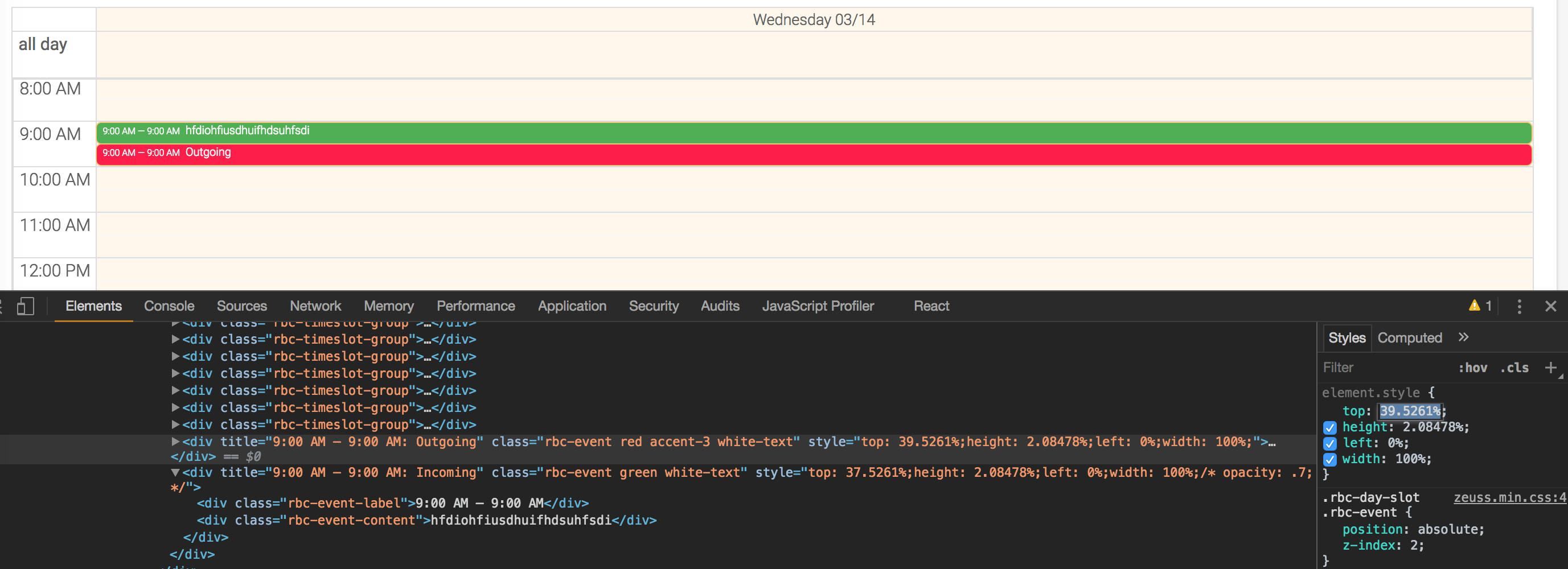 Two events for the same date/time · Issue #763 · jquense/react-big-calendar · GitHub