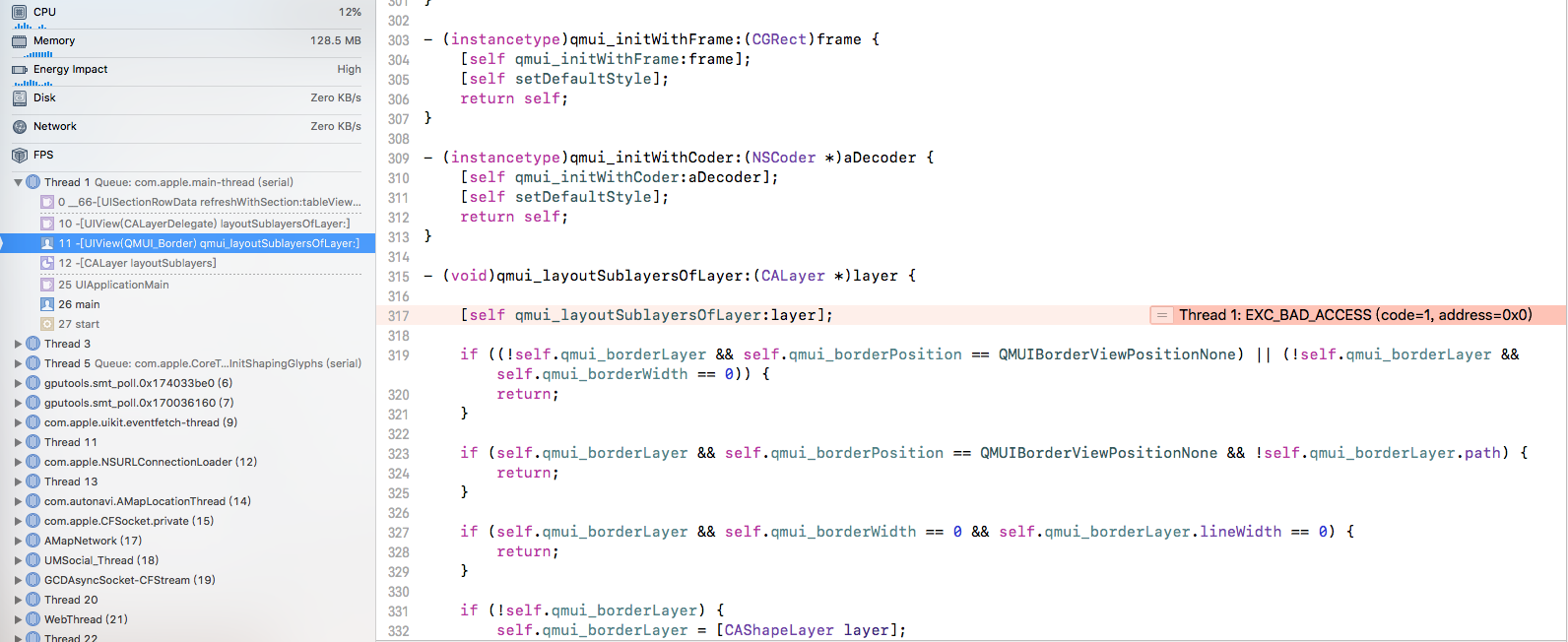 在iPhone5s加载Storyboard崩溃的问题 · Issue #353 · Tencent/QMUI_iOS · GitHub