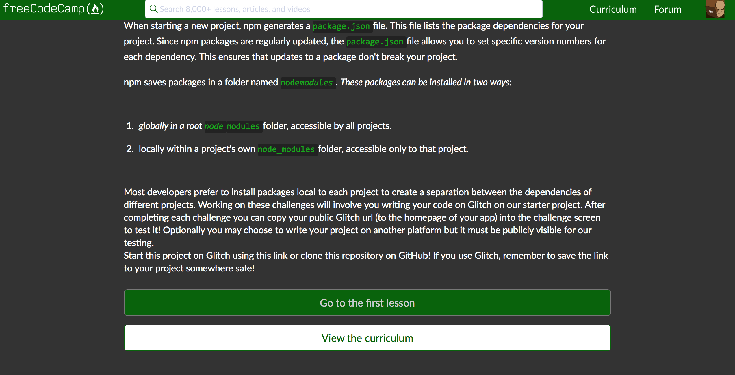 Fix/nightmode links by renojvarghese · Pull Request #255 · freeCodeCamp/learn · GitHub