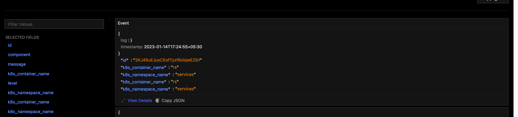 Duplicate keys in ui and unable to search logs · Issue #2051 · SigNoz/signoz · GitHub