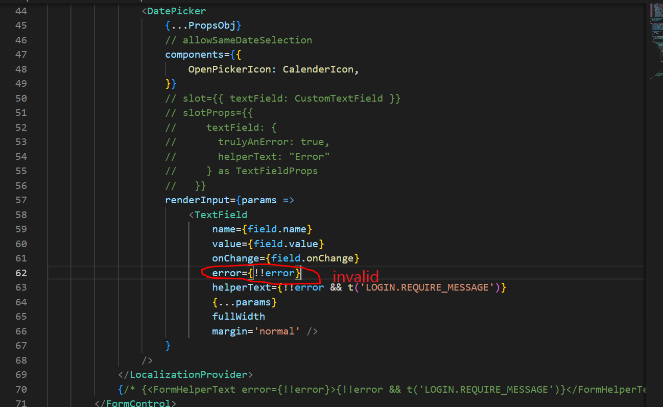 Add support for error and helperText to DatePickers · Issue #5138 · mui ... Add support for error and helperText to DatePickers · Issue #5138 · mui ...