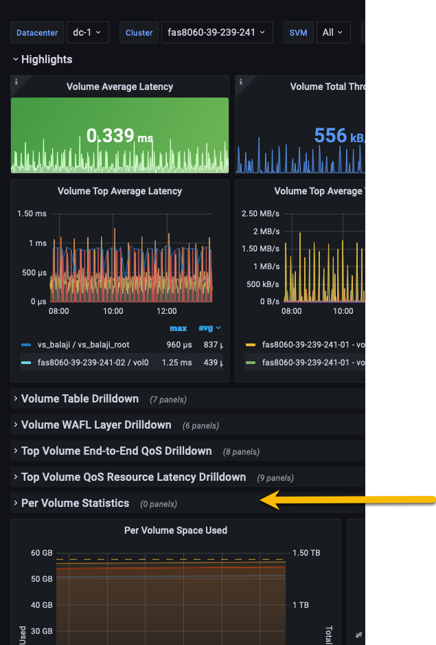 NetApp Detail: Volume - Details dashboard loading time · Issue #967 · NetApp/harvest · GitHub