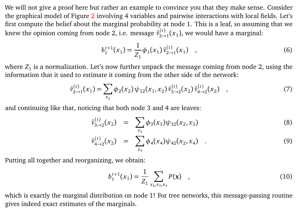 Question about Lecture 7: 1.1.1 Belief Propagation toy example · Issue ...