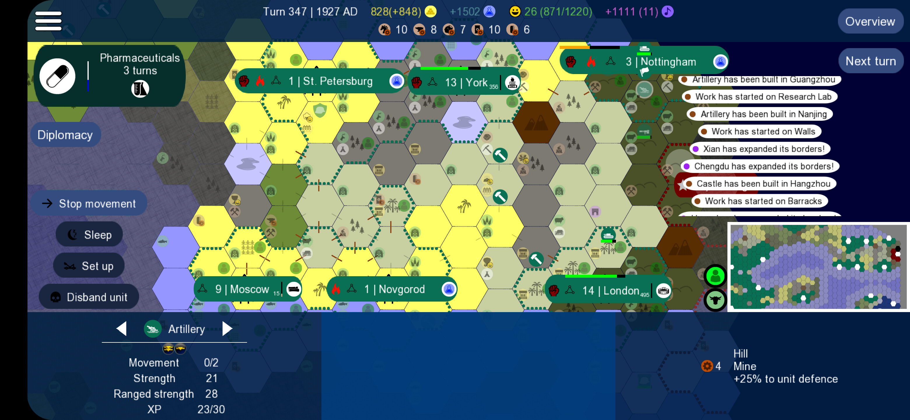 Map scrolling · Issue #394 · yairm210/Unciv · GitHub