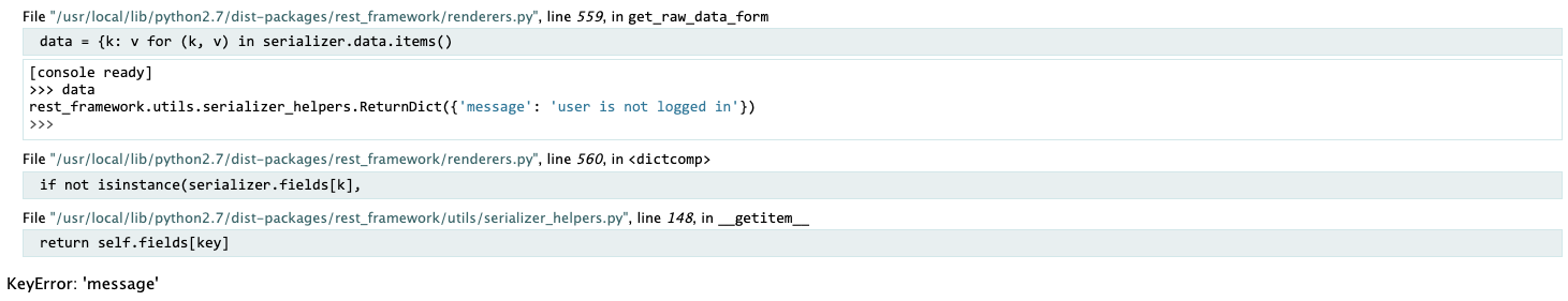 DRF browsable API returns 500 for `/me` endpoint · Issue #2301 · kobotoolbox/kpi · GitHub