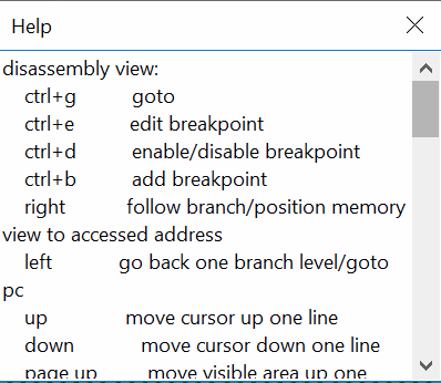 Debugger-GUI: Resize help window + add 2 hotkeys by RedDevilus · Pull ...
