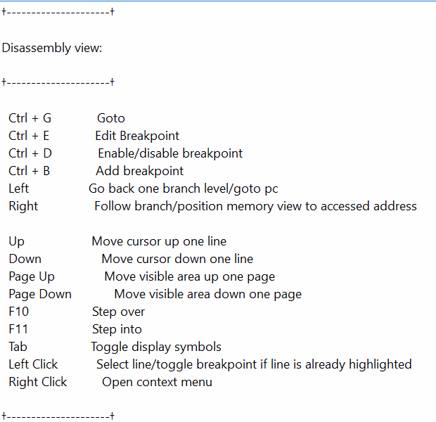 Debugger-GUI: Resize help window + add 2 hotkeys by RedDevilus · Pull ...