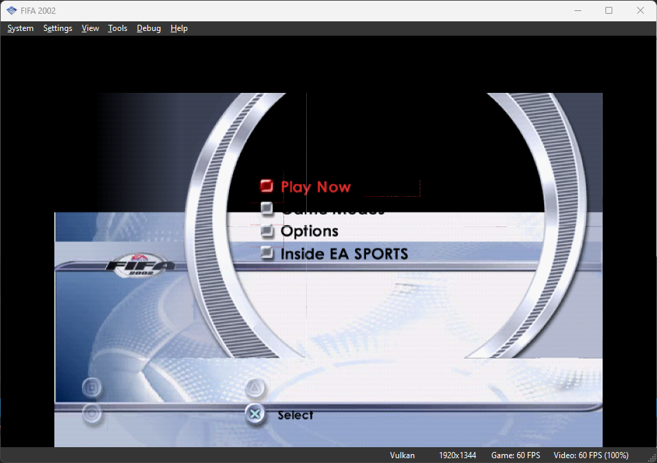 [REGRESSION]: FIFA 2002 broken menu · Issue #7378 · PCSX2/pcsx2 · GitHub