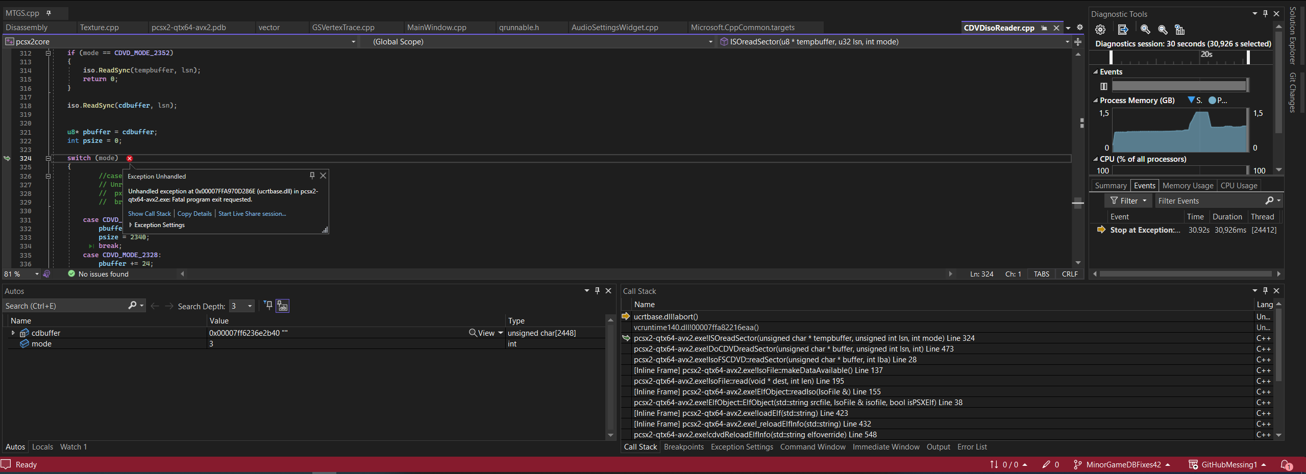 [BUG]: GS dump crashing Qt · Issue #8266 · PCSX2/pcsx2 · GitHub