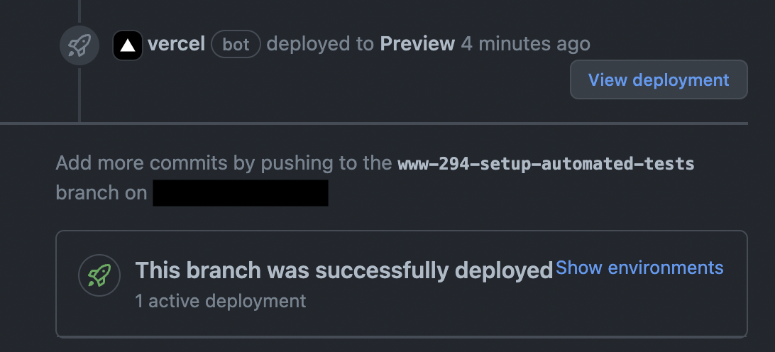 Could not find any deployments for actor vercel[bot] · Issue #33 ...
