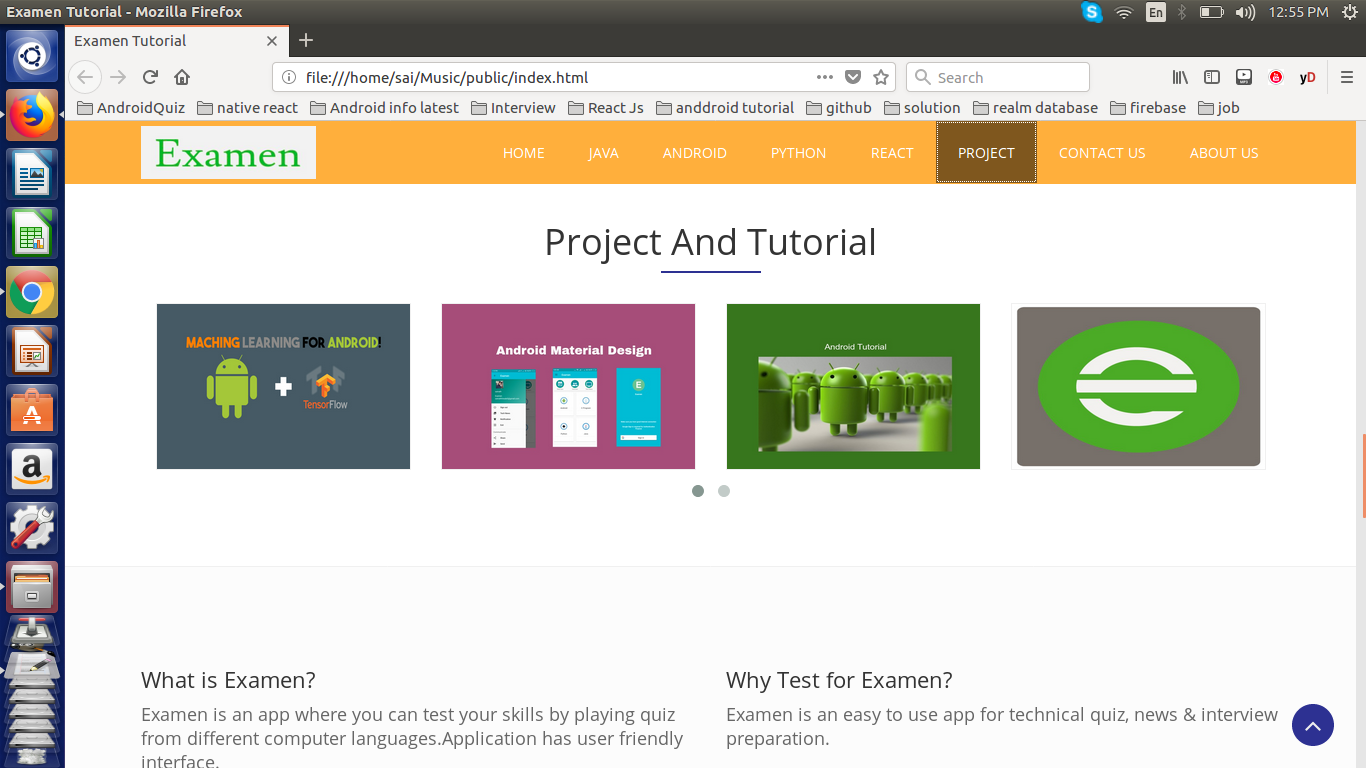 GitHub - Sainathhiwale/examen_website: Examen is simple site to help ...