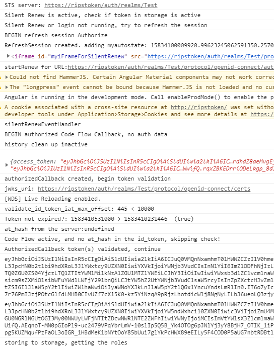 Problem With Silent Renew After Authorize Logoff · Issue 589 · Damienbodangular Auth 8555