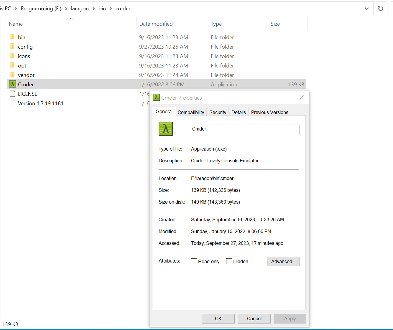 Right Click terminal is not working in laragon 6. · leokhoa laragon ...
