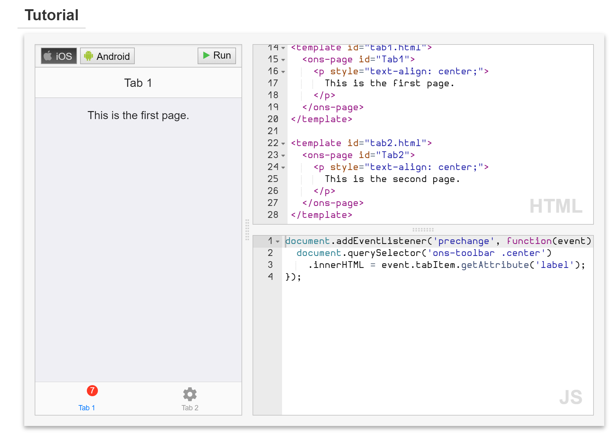 React Tabbar Issue Missing Tab Bar Icon When We Display A Badge