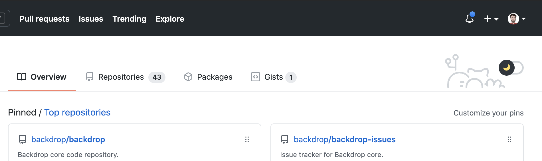 [A11Y] Provide a dark (or high-contrast) version of Seven · Issue #3990 · backdrop/backdrop ...