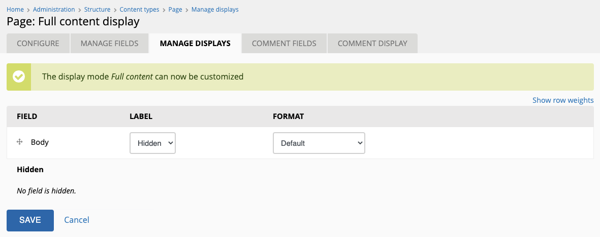 Rename 'Enable' buttons for display modes · Issue #4890 · backdrop/backdrop-issues · GitHub