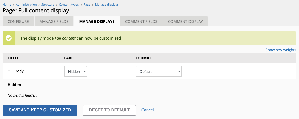 Rename 'Enable' buttons for display modes · Issue #4890 · backdrop/backdrop-issues · GitHub